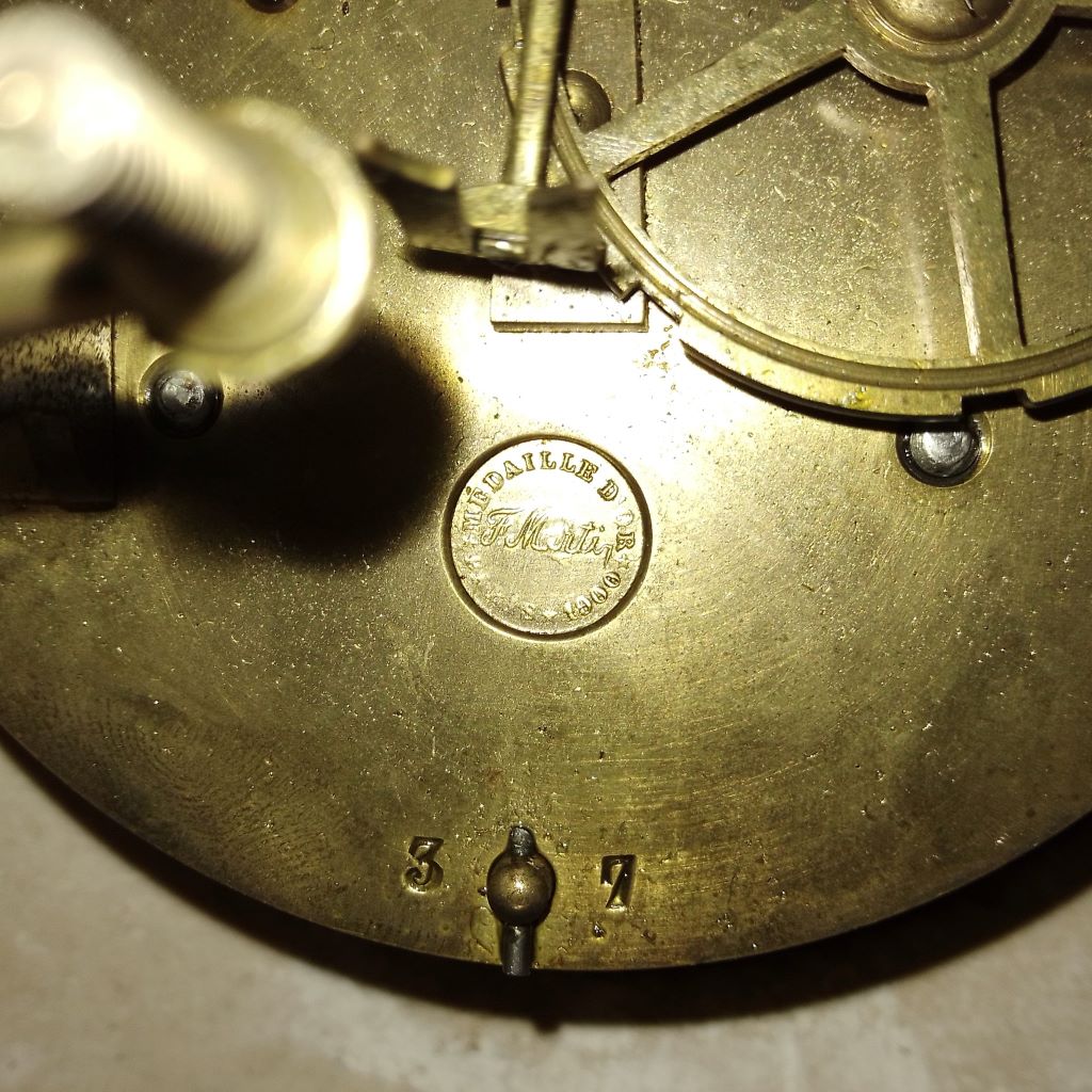 Art Deco Marble Clock - Fritz Marti – French Originals