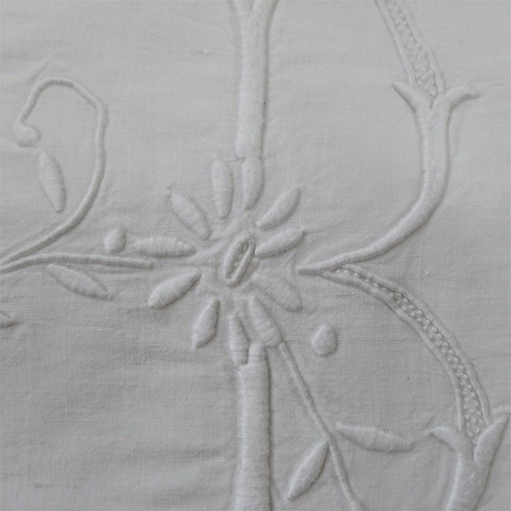 French Vintage Sheet embroidered 'PB' – French Originals