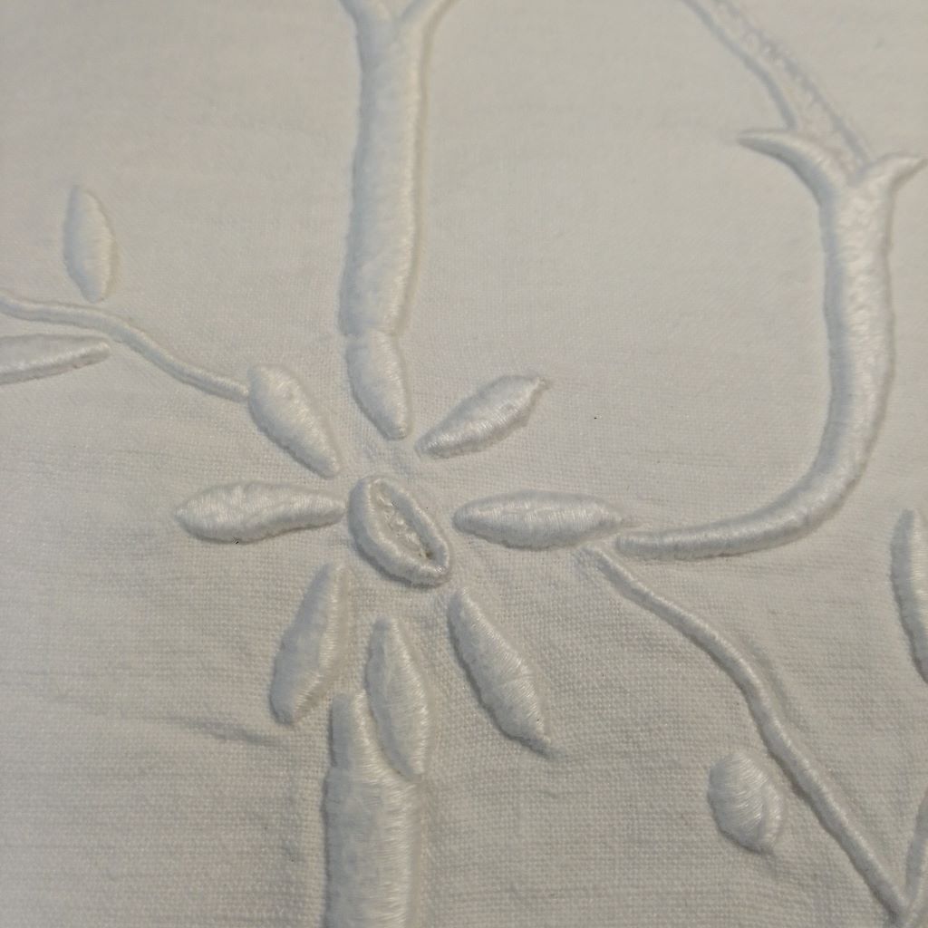 French Vintage Sheet embroidered 'PB' – French Originals